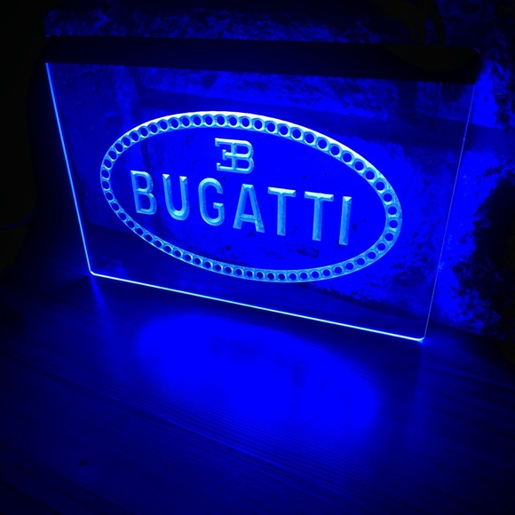 Other | Bugatti Led Neon Light Sign 8x12 | Poshmark